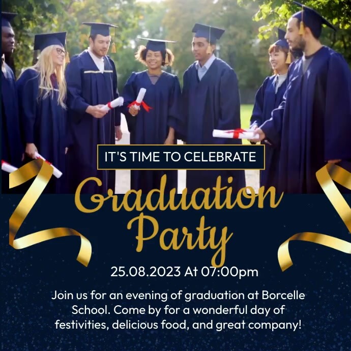 Graduation Party Event Template | PosterMyWall
