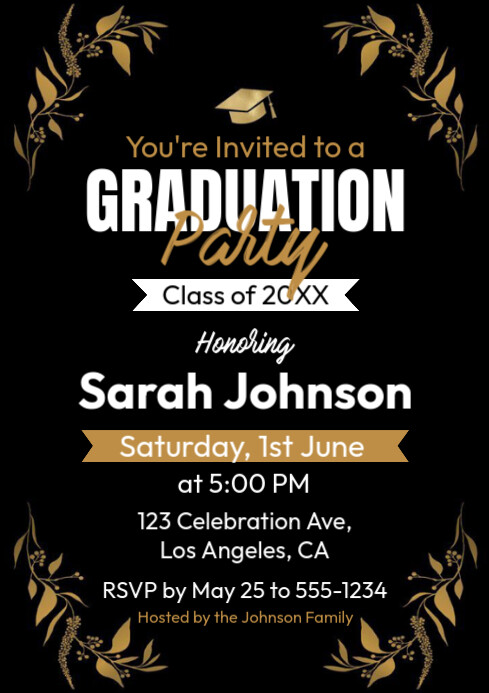 Copy of Graduation party Flyer | PosterMyWall