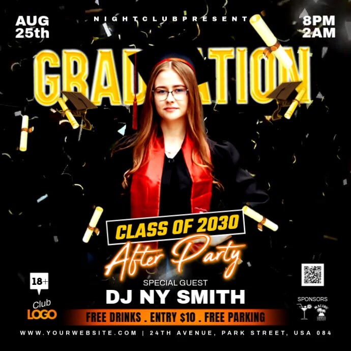 Copy of graduation party flyer | PosterMyWall