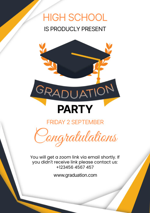 Plantilla de Graduation Party flyer | PosterMyWall