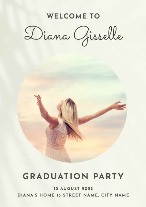 Plantilla de Graduation Party Greeting Flyer | PosterMyWall