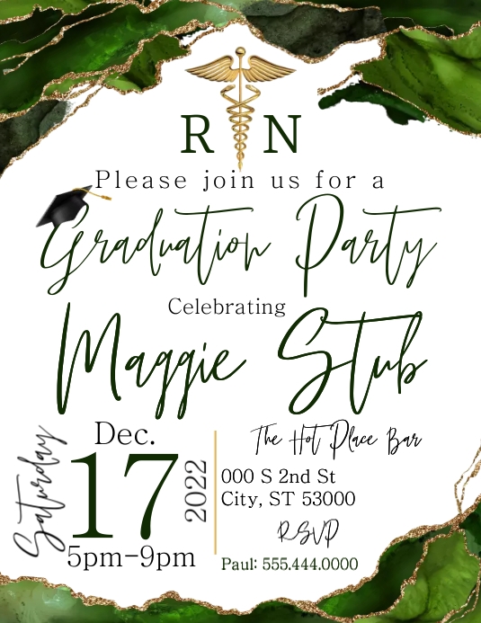 Graduation Party Invitation Template | PosterMyWall