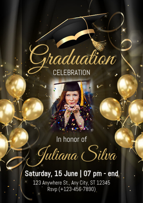 Copy of Graduation Party Invitation | PosterMyWall