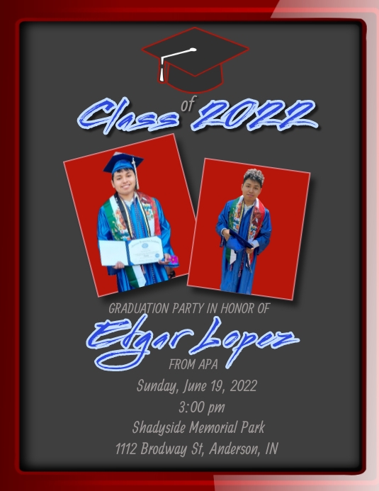 Graduation Party Invitation Template | PosterMyWall