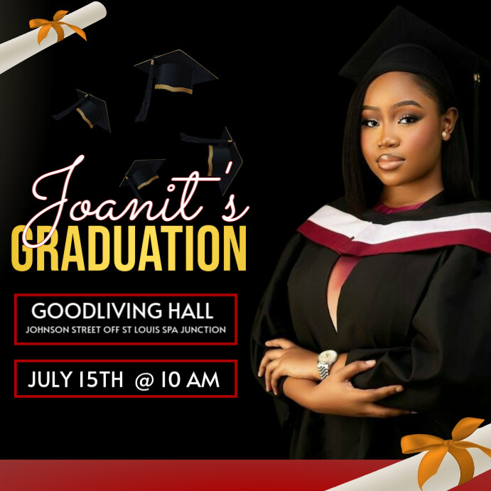 Graduation party invite template | PosterMyWall