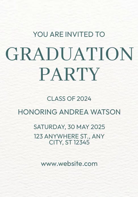 Graduation Party Offer Template | PosterMyWall