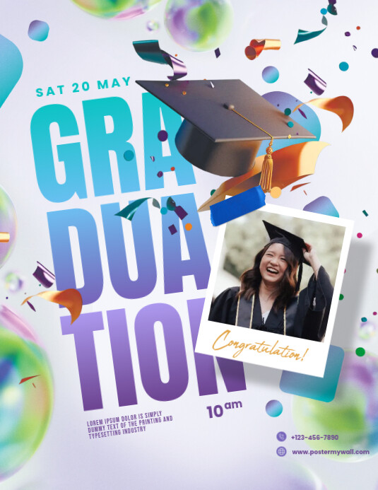 graduation party template | PosterMyWall