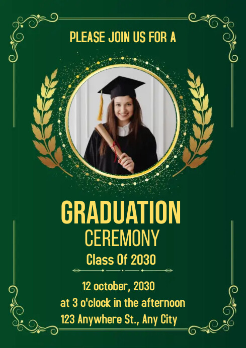 Graduation party templates | PosterMyWall