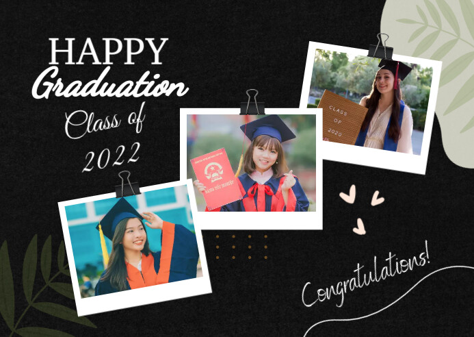 Graduation photo collage Template | PosterMyWall