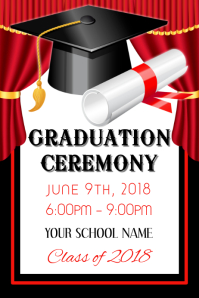 Graduation Poster Template | PosterMyWall