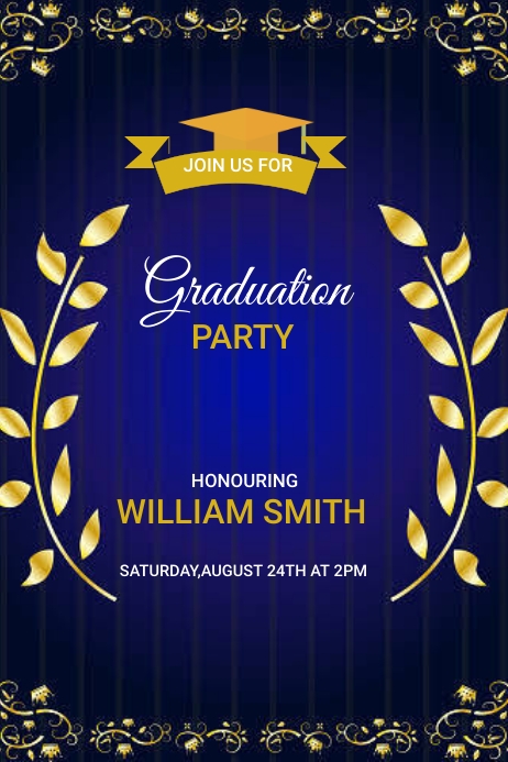 graduation poster Template | PosterMyWall