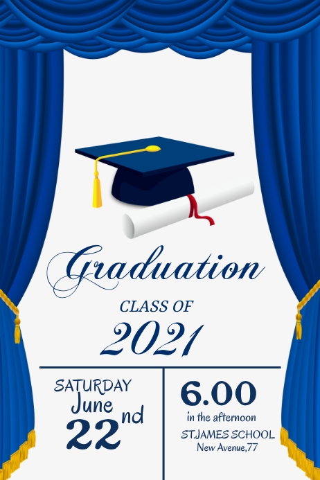 GRADUATION POSTER Template | PosterMyWall