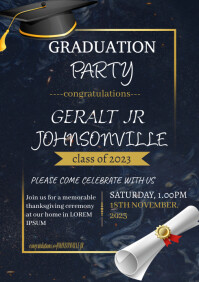 Graduation Template | PosterMyWall