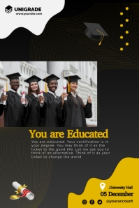 Graduation Poster Template | PosterMyWall
