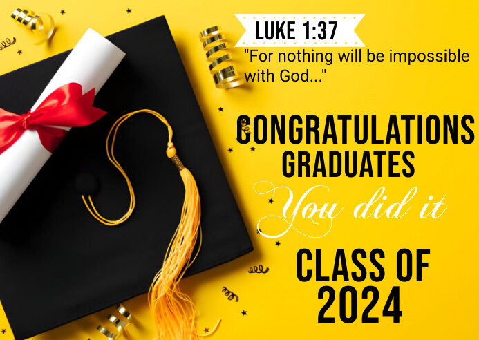 Graduation poster design Template | PosterMyWall