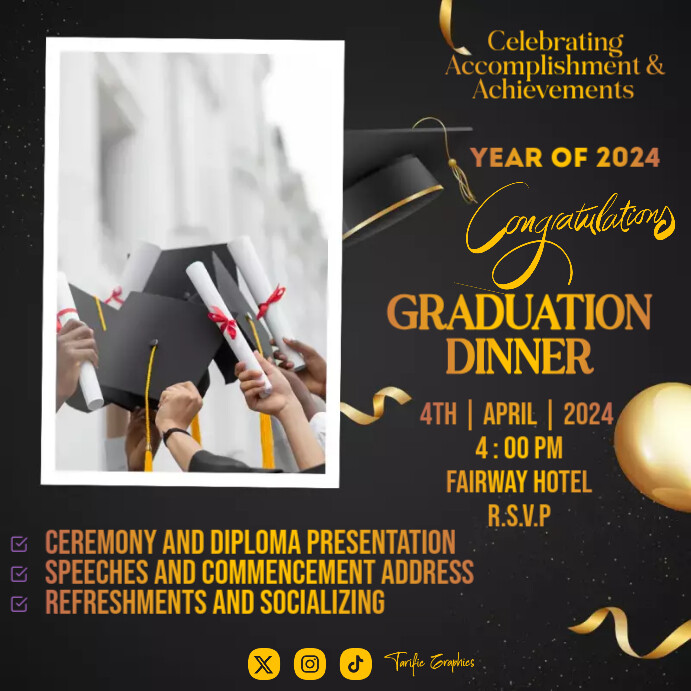 Copy of Graduation poster | PosterMyWall
