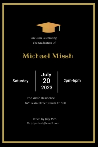 graduation poster Template | PosterMyWall