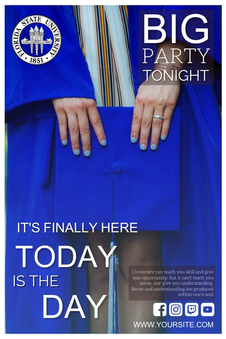 GRADUATION POSTER Template | PosterMyWall