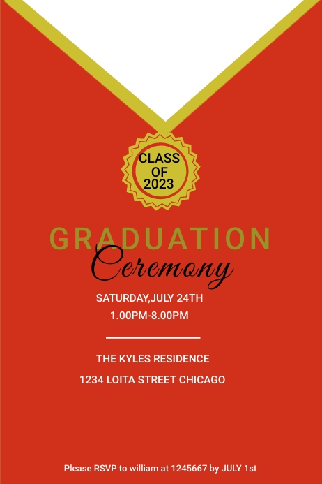 graduation poster Templat | PosterMyWall
