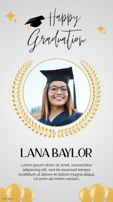 graduation poster design Template | PosterMyWall