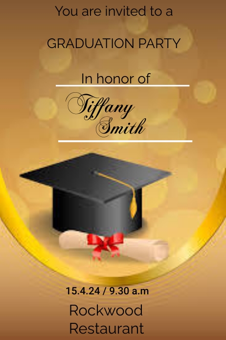 graduation poster Template | PosterMyWall