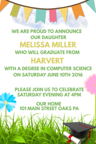 Graduation Template | PosterMyWall