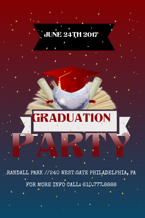 Copy of Graduation Poster Template | PosterMyWall