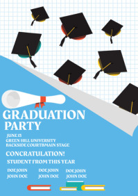 graduation ceremony program Template | PosterMyWall