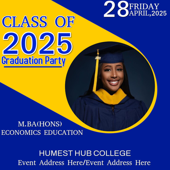 Graduation Program Design Template | PosterMyWall