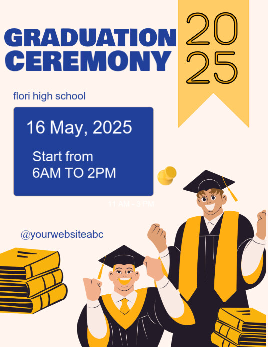 Copy of Graduation Program Template, Free Graduation Program Templates ...