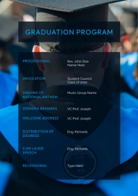 graduation program template pg2 | PosterMyWall
