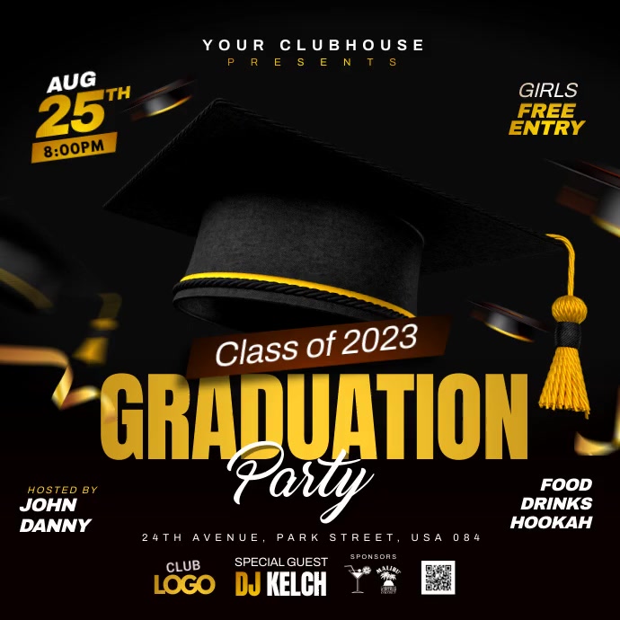 Graduation Program Template | PosterMyWall