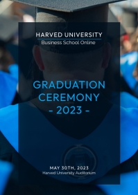 graduation ceremony program Template | PosterMyWall