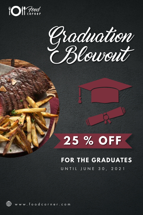 Graduation Promo Template | PosterMyWall