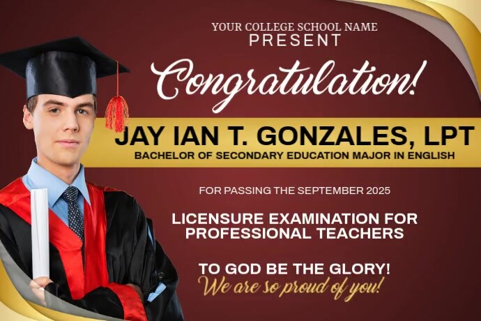 Graduation Tarpaulin Template | PosterMyWall