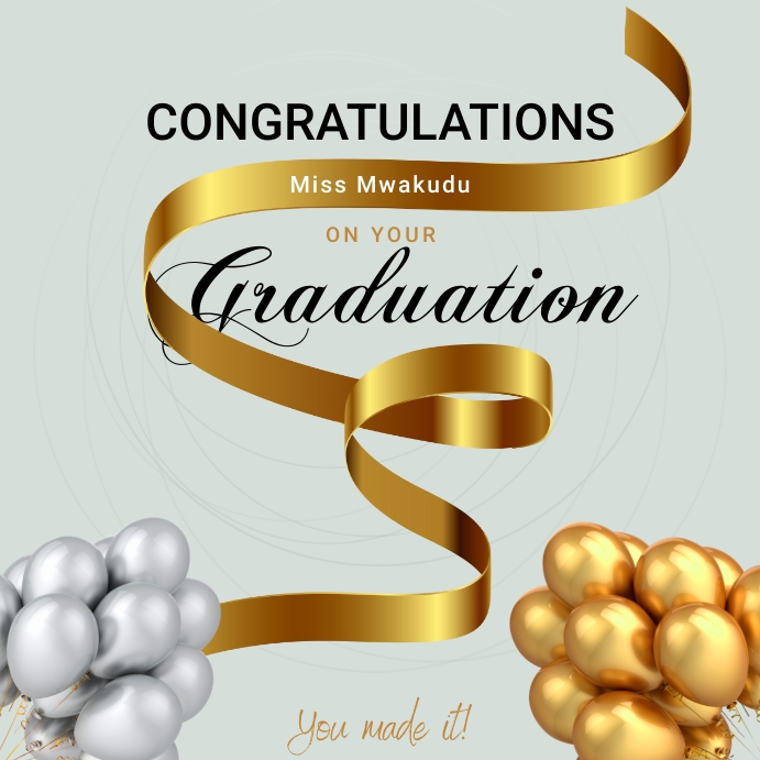 Graduation Template | PosterMyWall