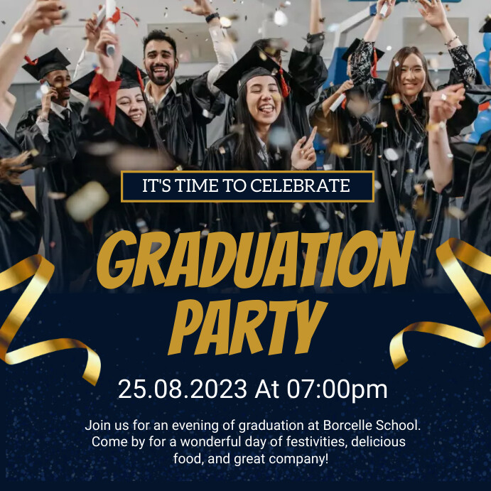 Graduation template | PosterMyWall