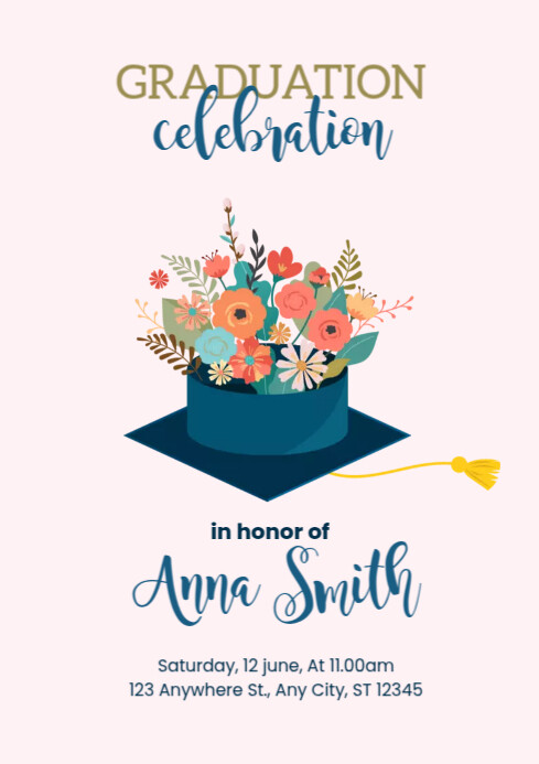 graduation template | PosterMyWall