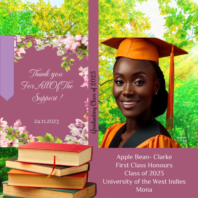 Graduation Thank You Template | PosterMyWall