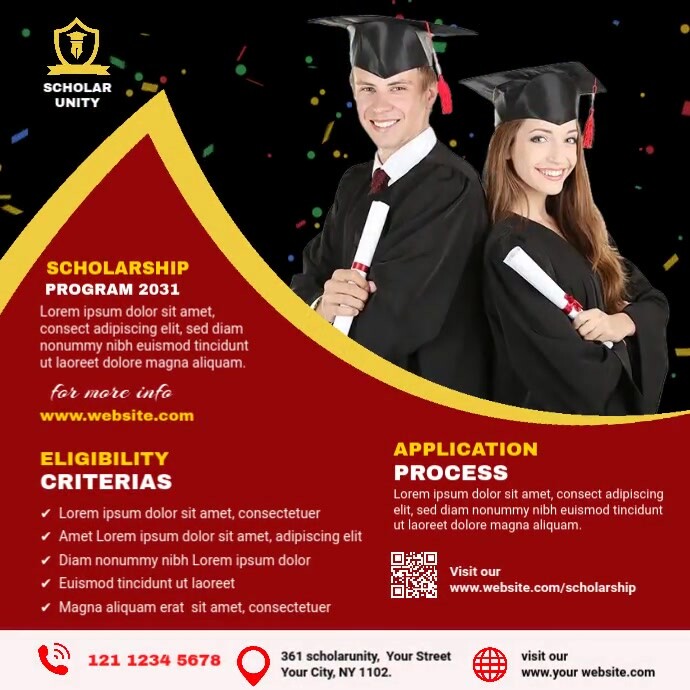 Copy of Graduation video templates | PosterMyWall