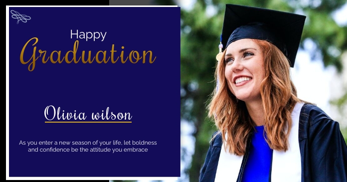 graduation wish flyer Template | PosterMyWall