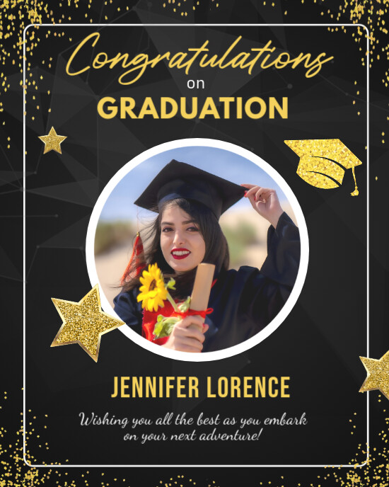 Copy of Graduation Wish Social Media Post | PosterMyWall