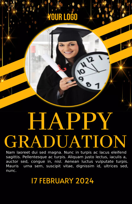 Graduation wishes greeting card Template | PosterMyWall