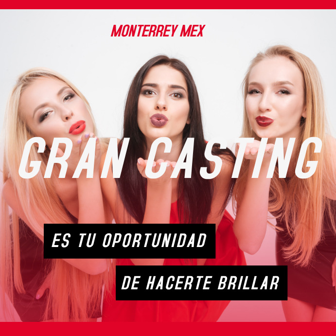 Copy of GRAN CASTING | PosterMyWall