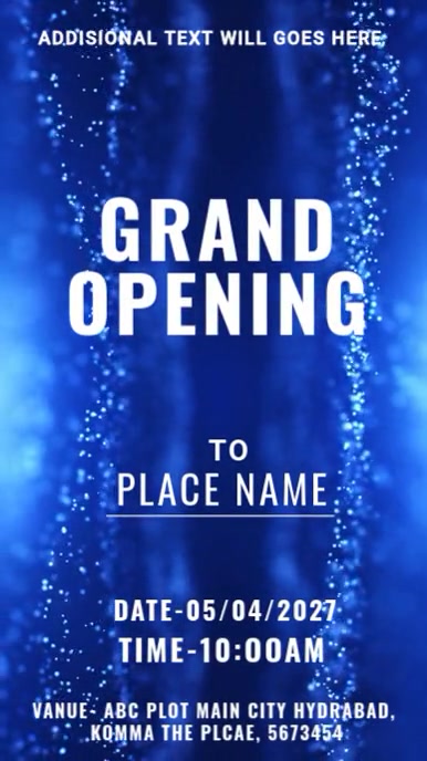 Grand Template | PosterMyWall