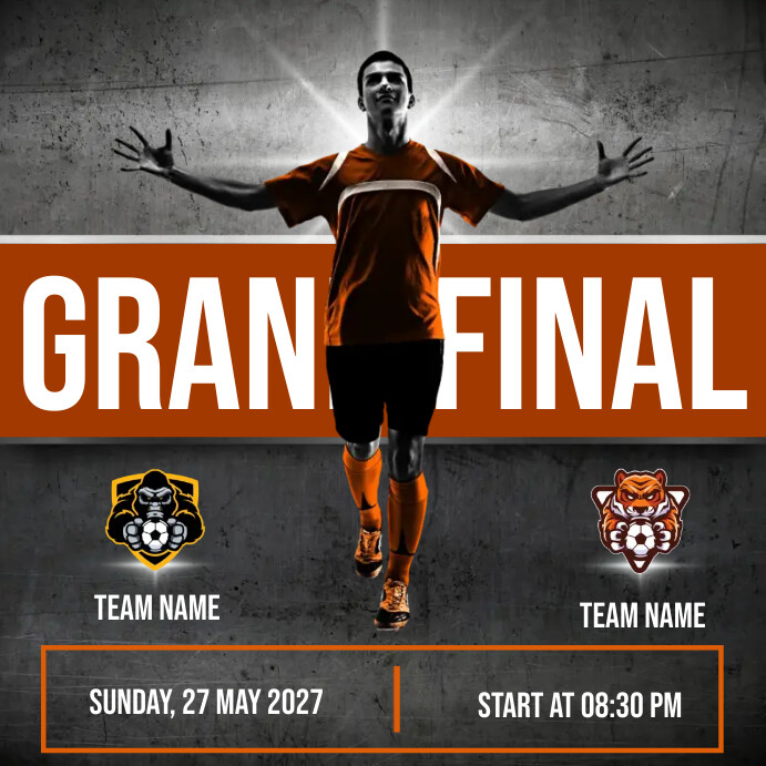 GRAND FINAL Template | PosterMyWall