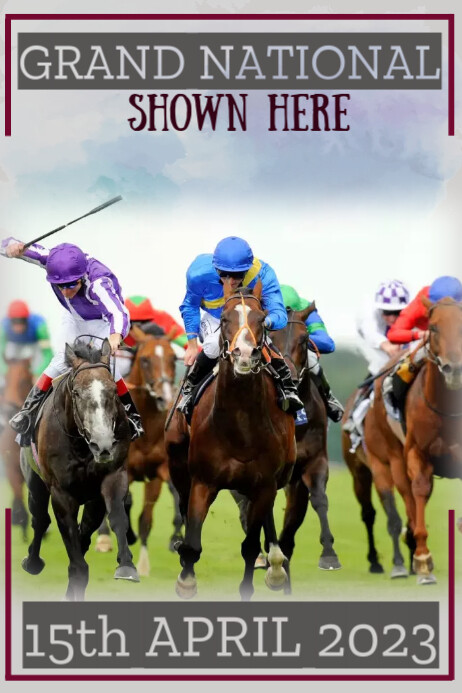 Copy of GRAND NATIONAL 2023 | PosterMyWall