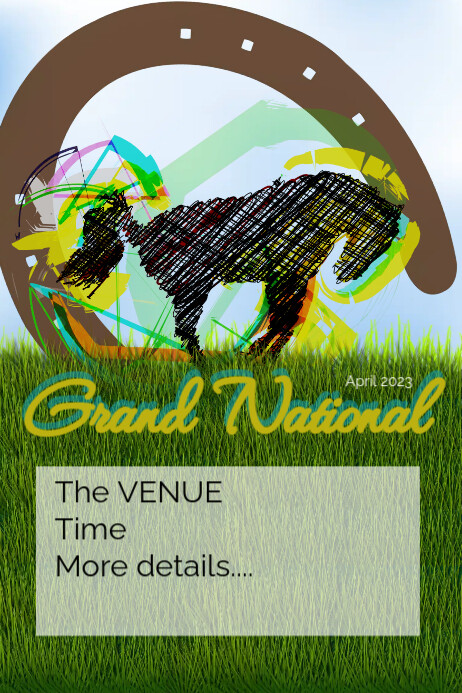 Grand National event Template | PosterMyWall