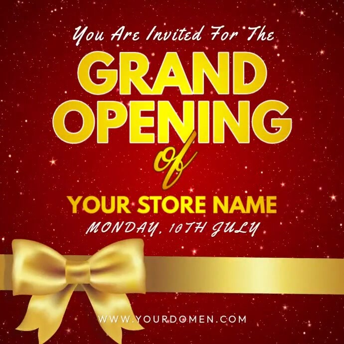 Copy of Grand opening (2) | PosterMyWall