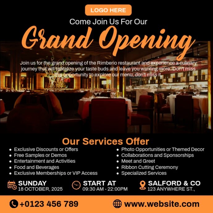 Copy of Grand Opening Ads | PosterMyWall